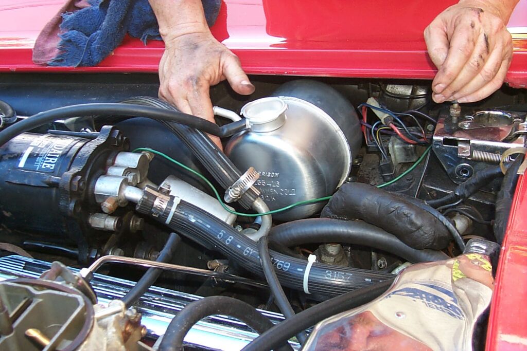 Replacing a 1963-1972 Chevrolet Corvette Radiator